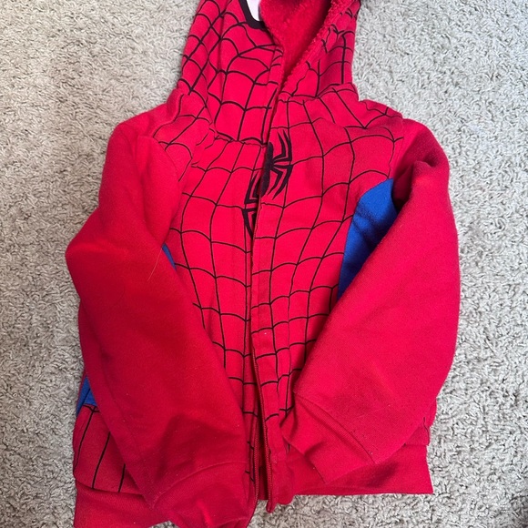 Marvel | Jackets & Coats | Marvel Red And Blue Spiderman Kids Jacket ...